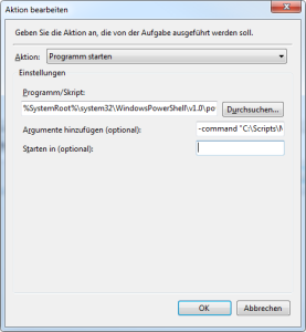 PowerShell-Skript als geplante Aufgabe ausführen – Antary