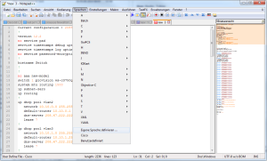 Cisco-Syntax-Highlighting für Notepad++ – Antary